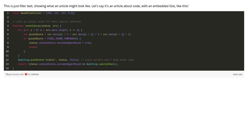 Customizing GitHub Gists: Monokai