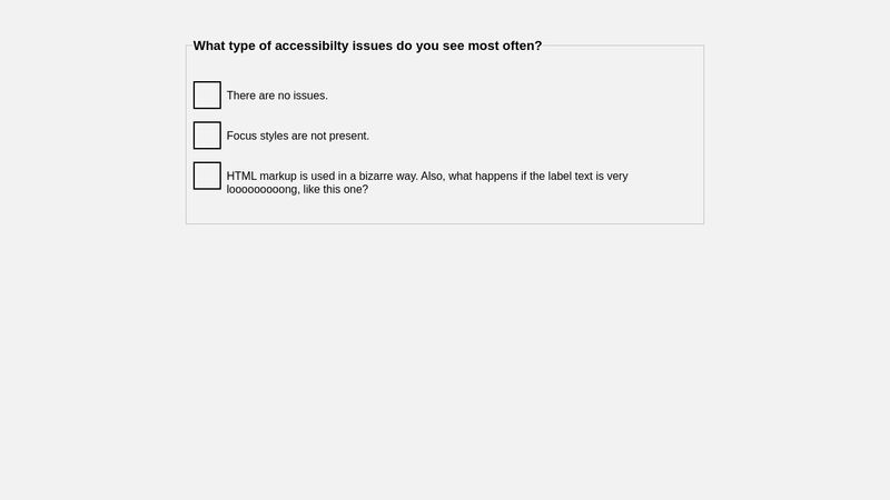Custom Accessible Checkboxes: Pseudo Element Check