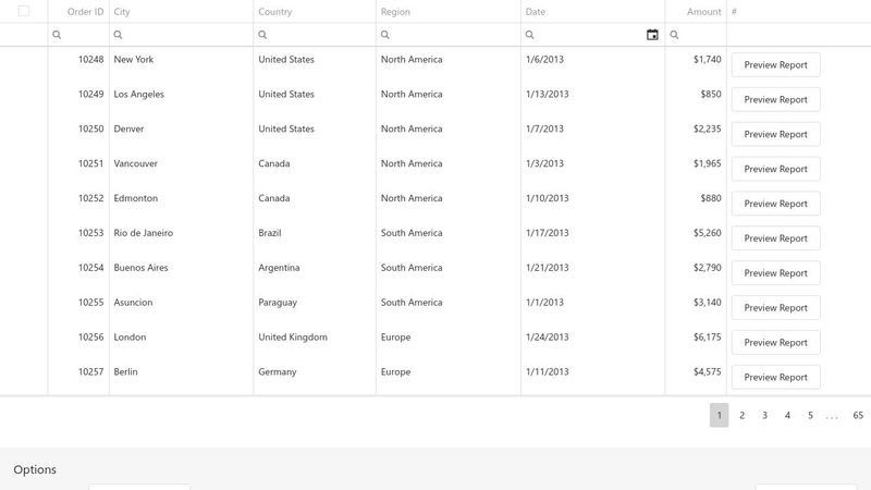 Multiple Record Selection Modes - DevExtreme jQuery Data Grid