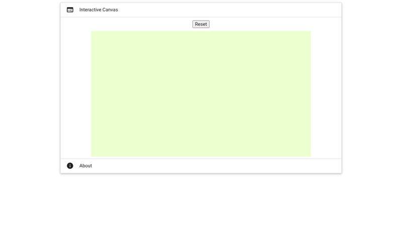 Interactive html5 canvas