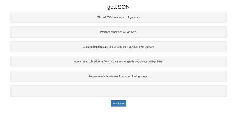 JQuery getJSON Method