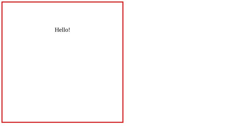 CSS Responsive Square