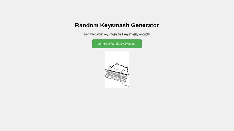 Keysmash generator