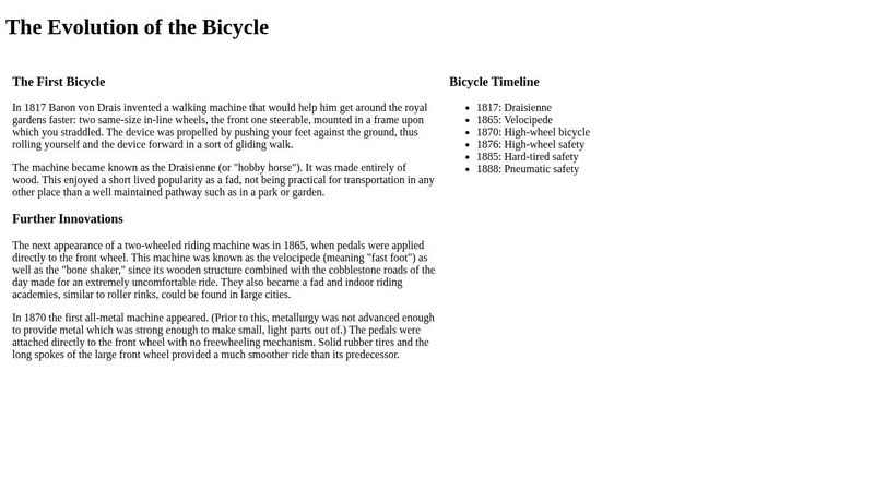 Float 2 Columns exercise 11