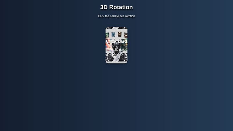 3D Rotate
