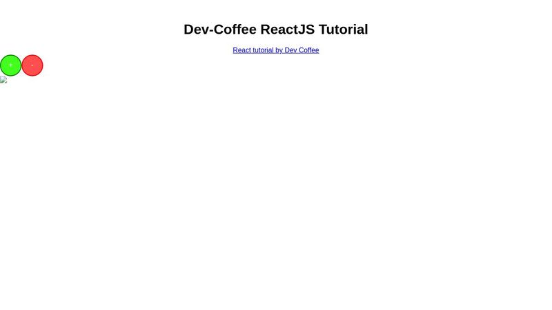 Dev Coffee - React Tutorial