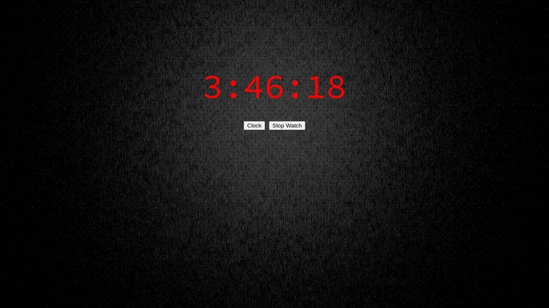 Digital Clock & Stopwatch