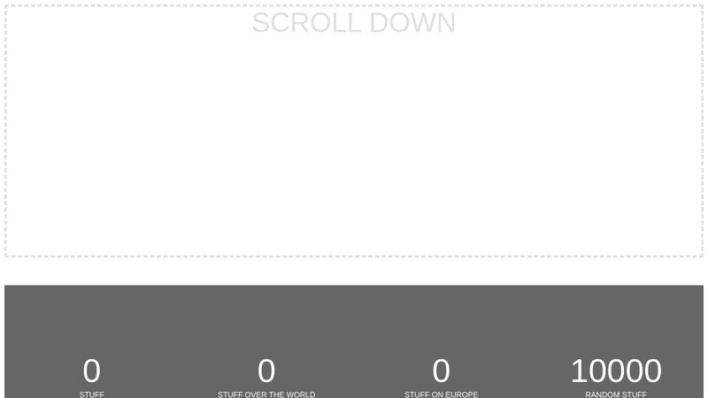 Animate numbers on scroll