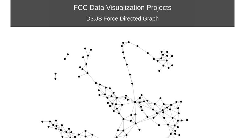 FCC d3.js Force Directed Graph
