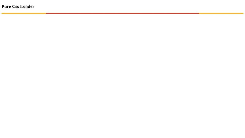 PURE CSS LOADER BAR