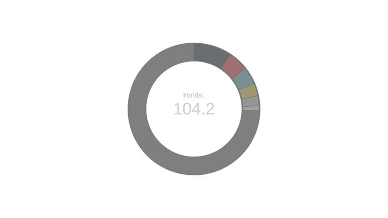 SVG Doughnut chart with animation and tooltip