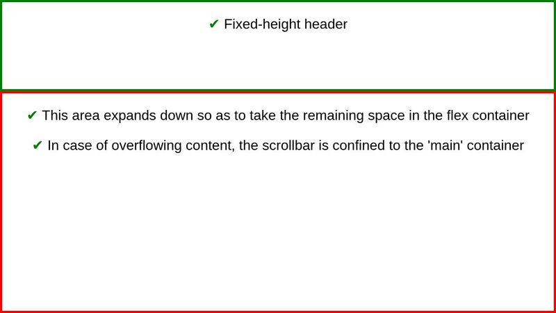 Layout: main scrollable container filling the remaining height