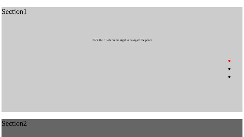 Scroll to Element with "reactive" Side-Nav