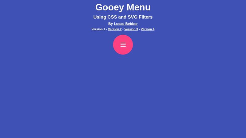 Gooey Menu