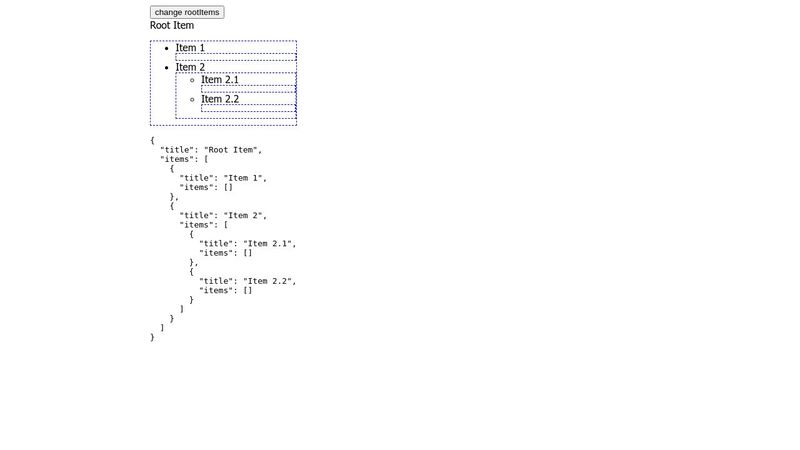ui.sortable tree with dynamic changing template