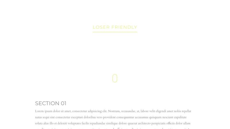 JS Scrolling Responsive Page