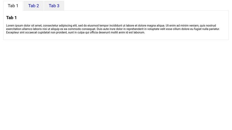 Simple Responsive Tabs (JS)