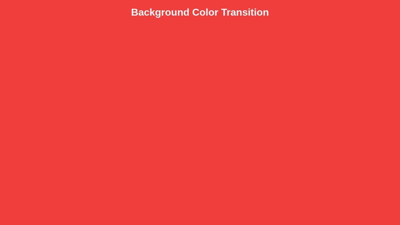 Background Color Transition