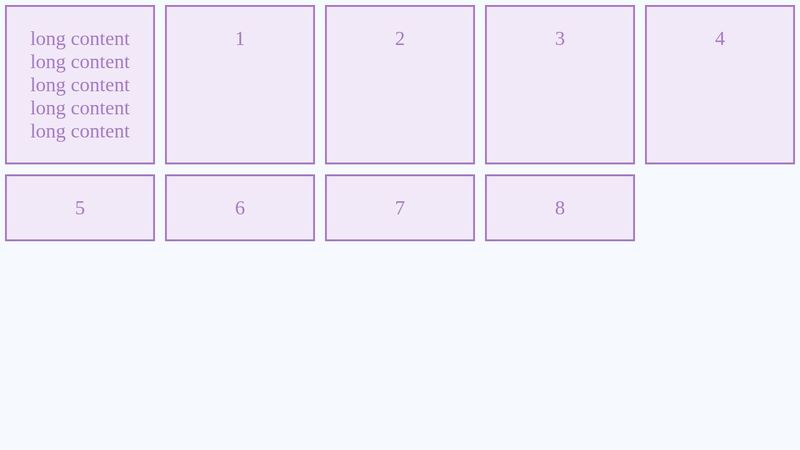 Wrapping layout with CSS Grid
