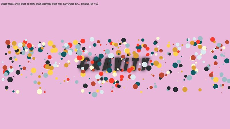 Interactive Gravity Balls