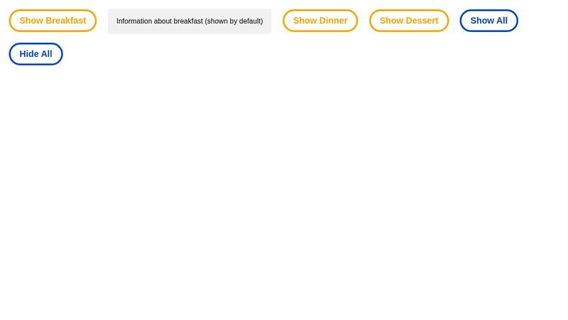 Show/hide with Data Attributes