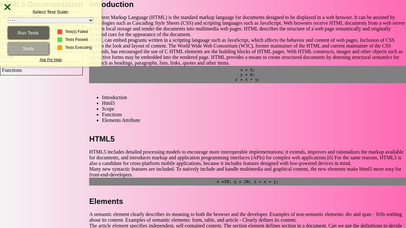 Fork Me! FCC: Technical Documentation