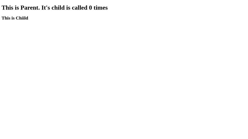 React Call Child Function from Parent