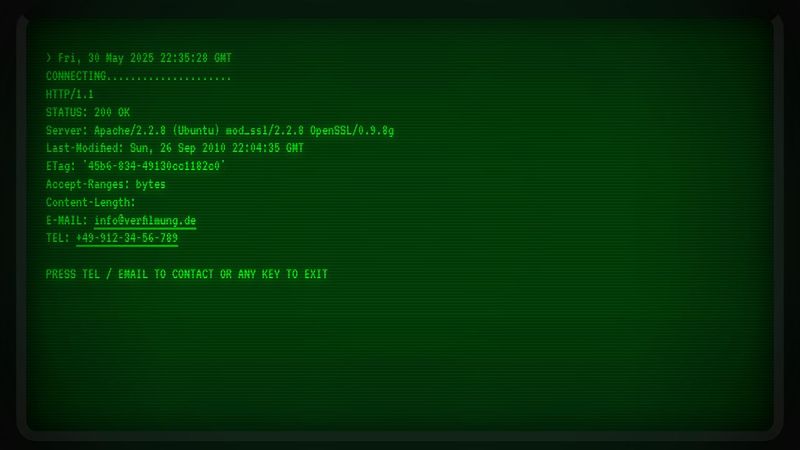 monochrome console monitor look