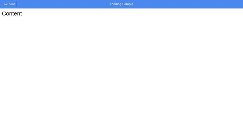 Ionic Loading Indicator : Beta 1