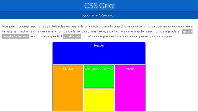 Guia de CSS Grid - #5 - grid-template-areas y grid-area