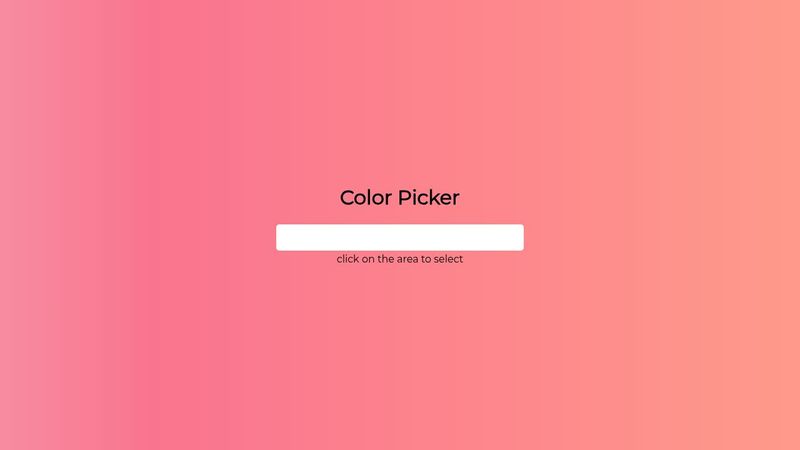 HTML Color Picker