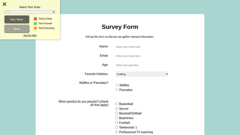 Survey Form Project