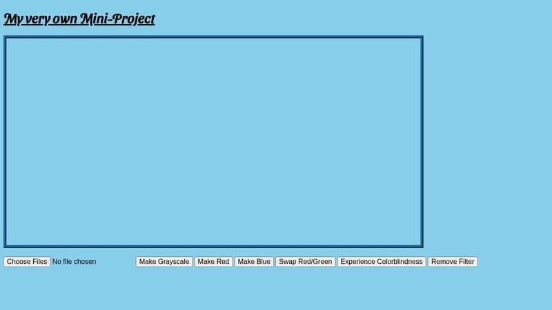 My mini project my guy