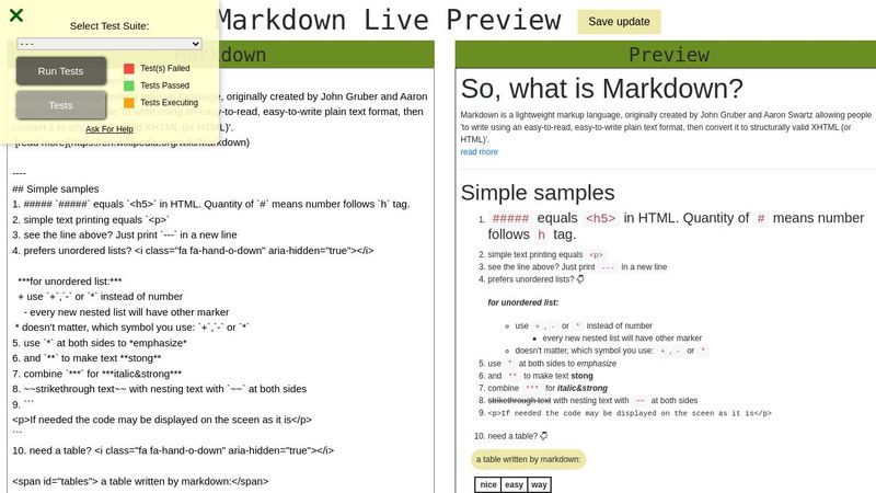 Markdown Preview test