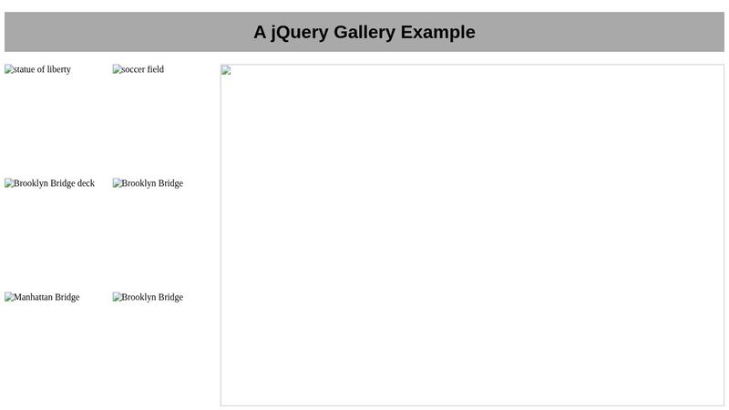 jquery gallery