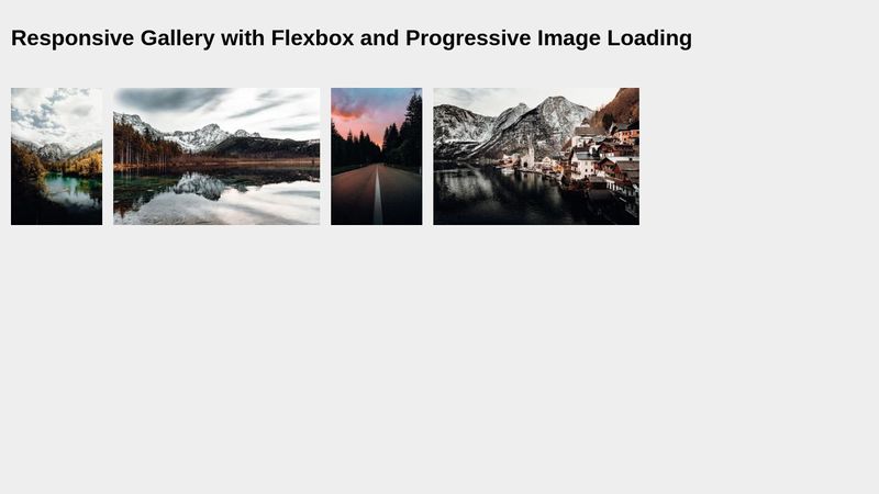 Flexbox Gallery & Lightbox