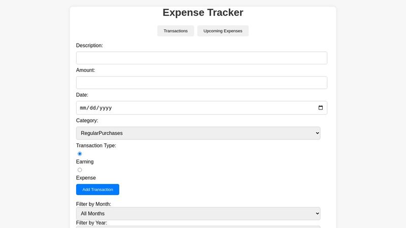 expense tracker