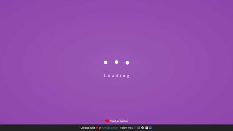 CSS Loading Animation
