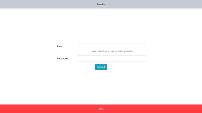 React Login Form Example
