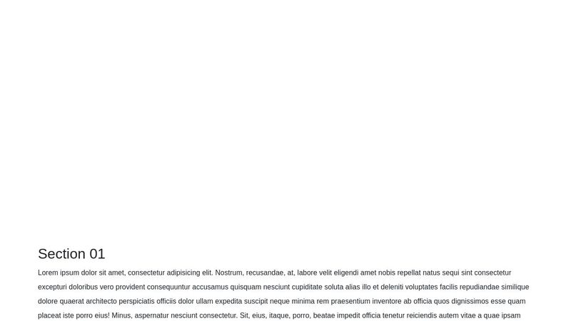 jQuery Sticky Header