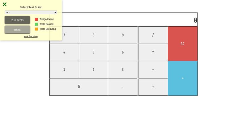 JavaScript Calculator (freeCodeCamp)