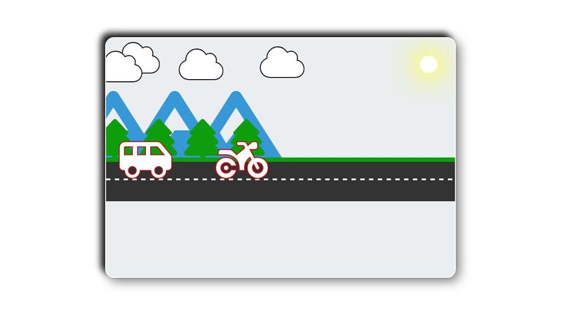2d animation car css
