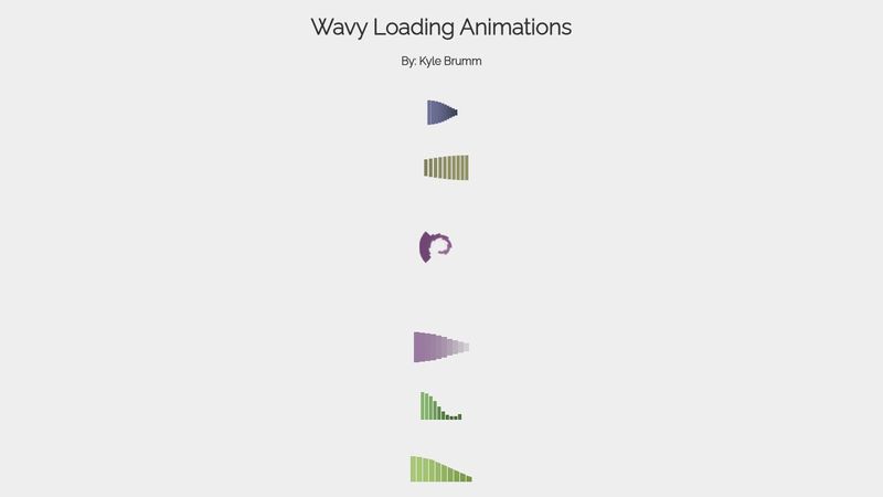 Wavy Loading Animations