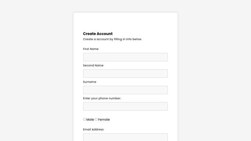 E-mail Registration Form