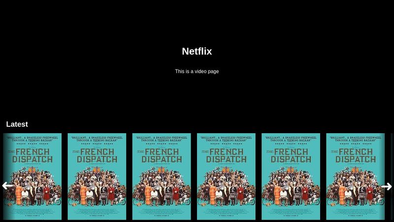React Netflix Carousel