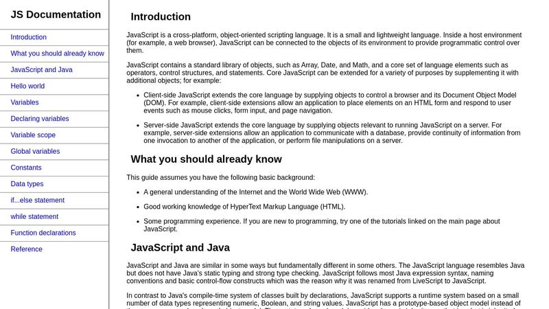 FreeCodeCamp Technical Documentation Page