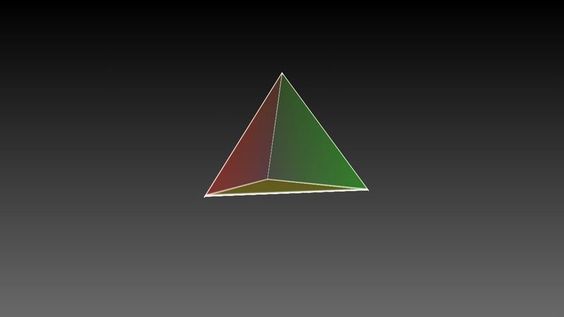 Tetrahedron truncation sequence (pure CSS 3D animation)