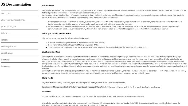Build a Technical Documentation Page(freecodeCamp)