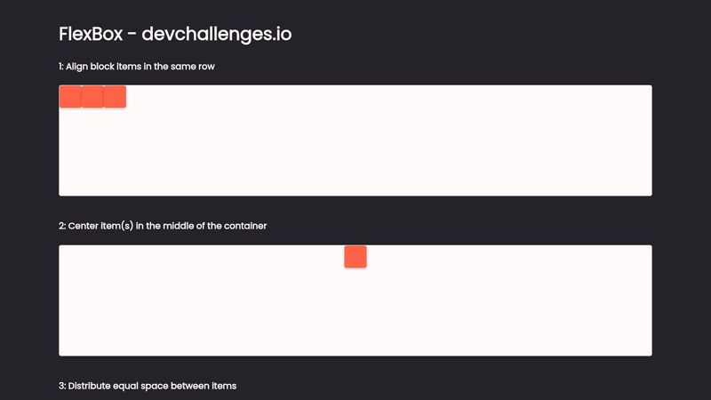 Flexbox Challenges Michelle