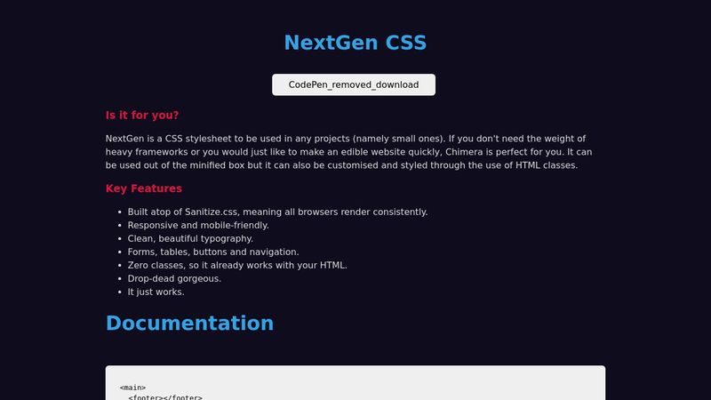 NextGen CSS